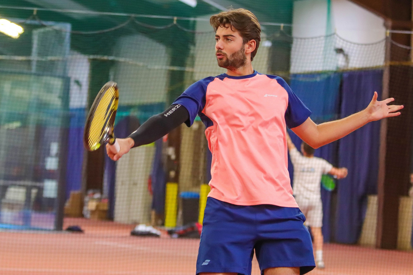 Indoorkampioenschappen Tennis Vlaanderen in Alken: Olivier Rojas en ...