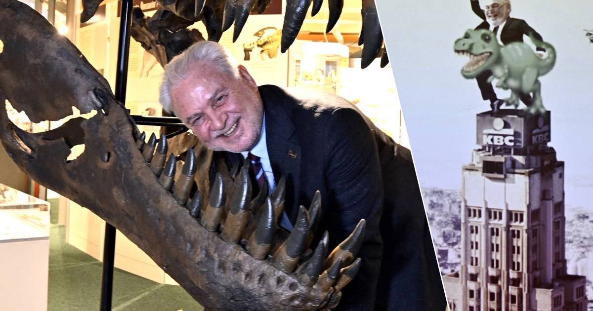 IN BEELD. Fernand Huts bezoekt zijn eigen T-rex in Zwitsers museum ...