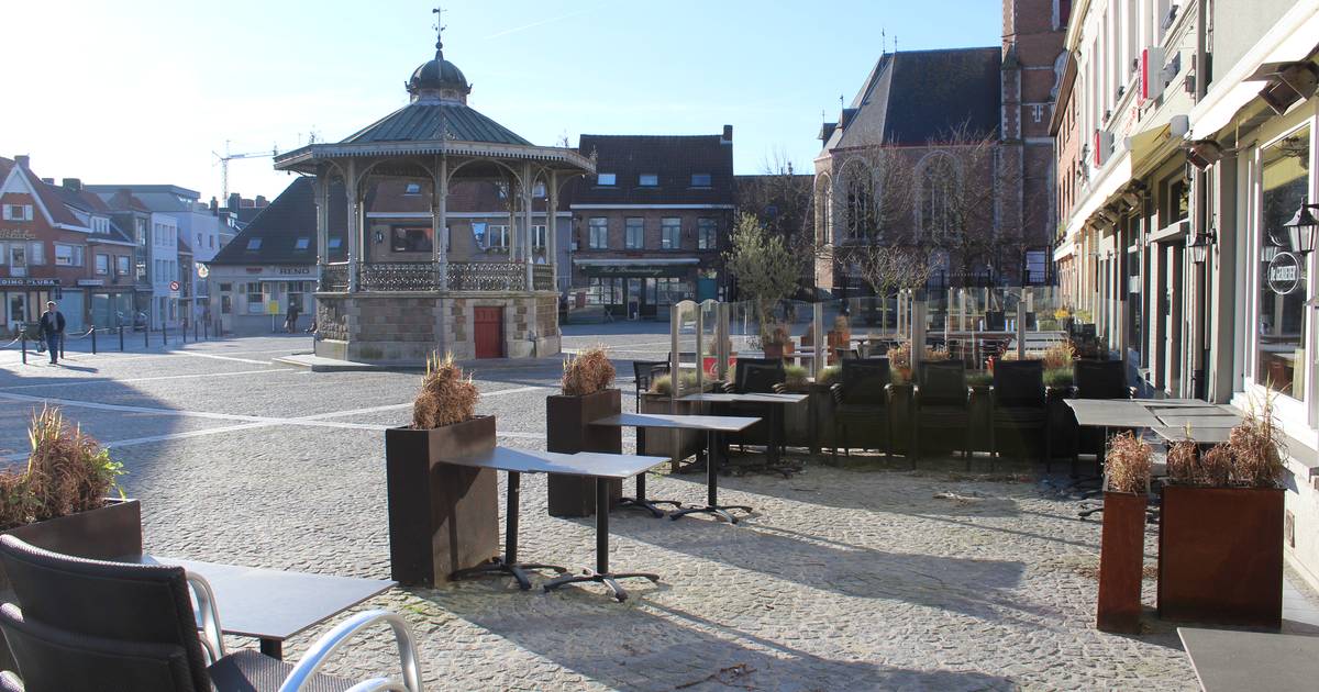 Aalter gaat voor grootste openluchtterras van Meetjesland: “Tafels en ...