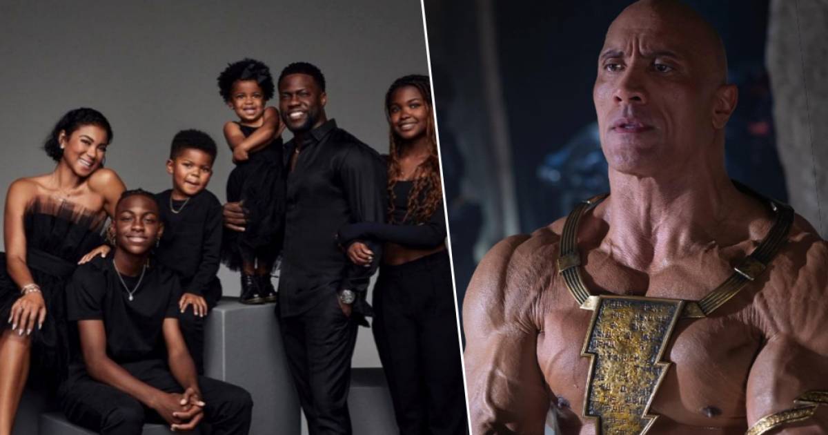 CELEB 24/7. Kevin Hart poseert met zijn gezin en Dwayne Johnson toont ...