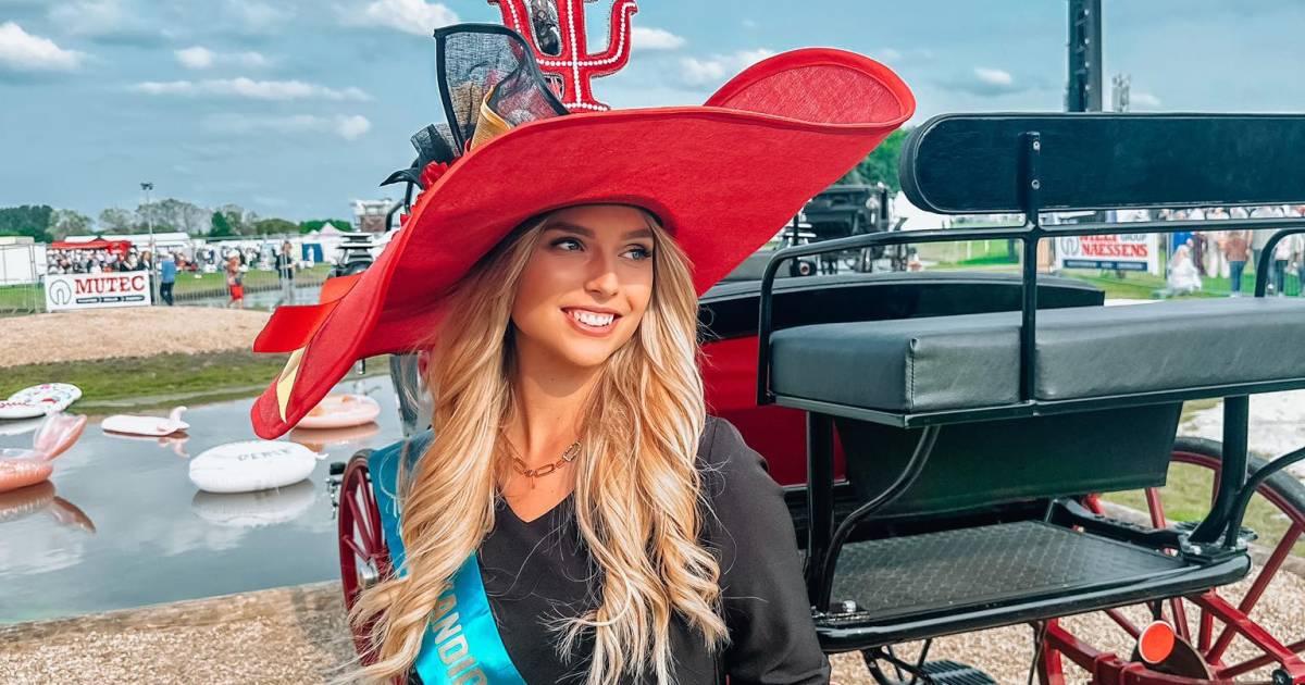 Miss België-kandidate Cheyenne (27) schittert op Waregem Koerse met ...