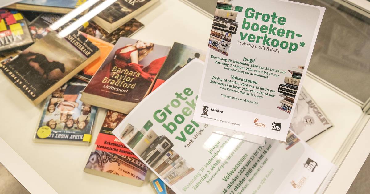 Grote boekenverkoop in de bib en in het Vleeshuis | Ieper | hln.be