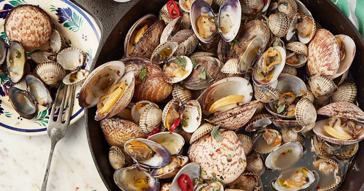 Zo maak je schelpen uit de pan met Napolitaanse kruiden | Koken & Eten ...