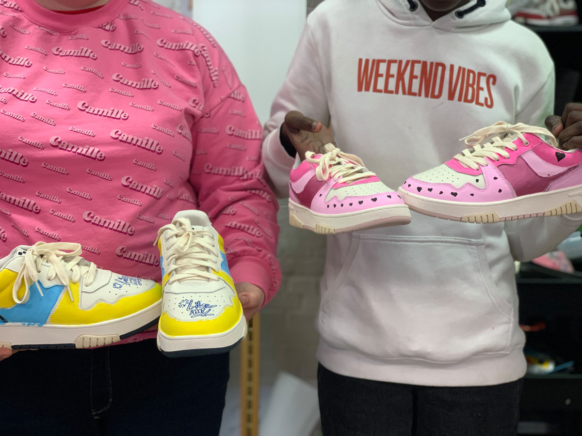 Klub Talent op bezoek bij Tazz Customs: “Jongeren leren sneakers pimpen ...