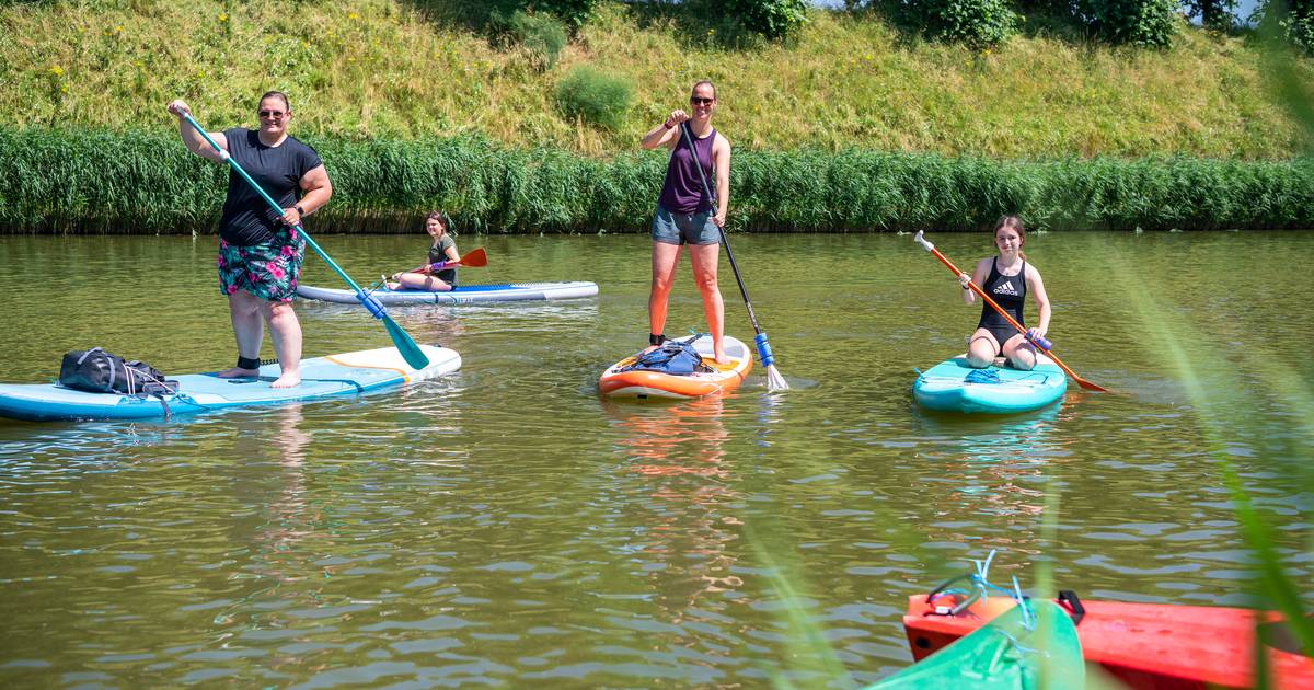 Kajakken en suppen op de Hulster Vest lijkt een blijvertje: ‘Peddelen ...