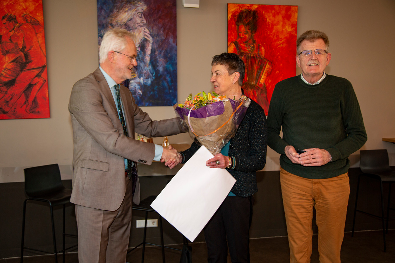 WestlandStek voor voorzitter Piety Joling bij afscheid van Kastanjehof ...