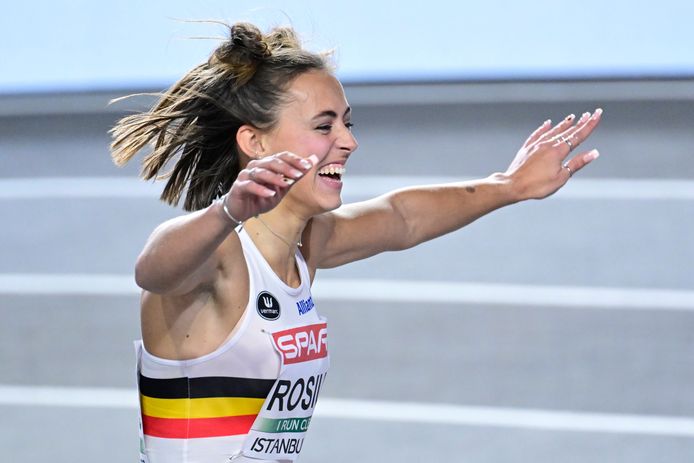 Rani Rosius sprint naar vierde plaats op EK indoor: “Supergelukkig met ...