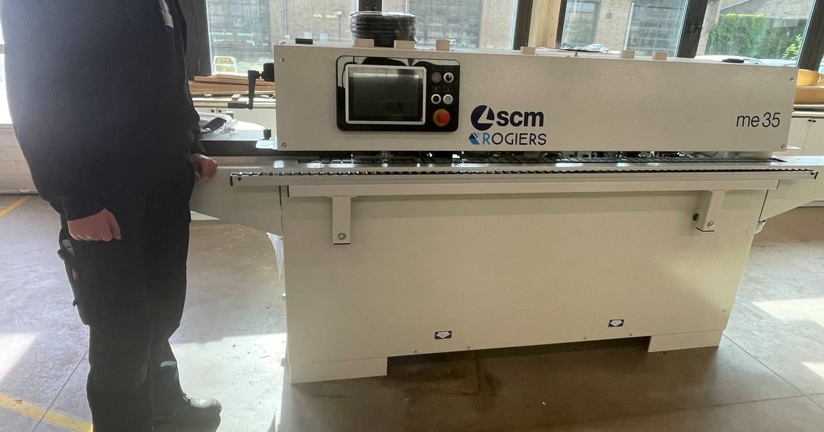 GO! De Prins Diest Wood-You investeert in nieuwe afplakmachine | Diest ...