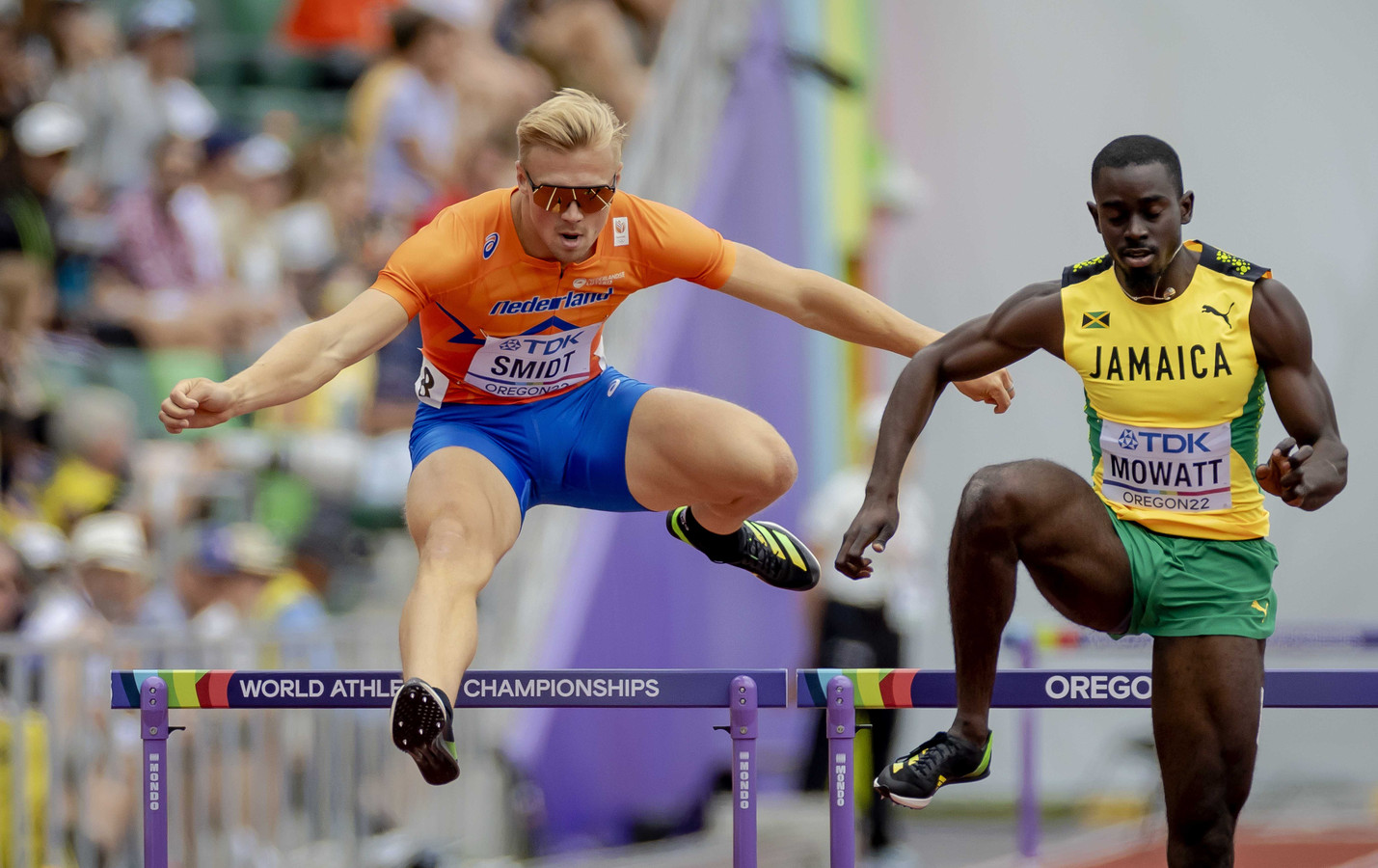 Ramsey Angela en Nick Smidt door naar halve finales op 400 meter horden ...
