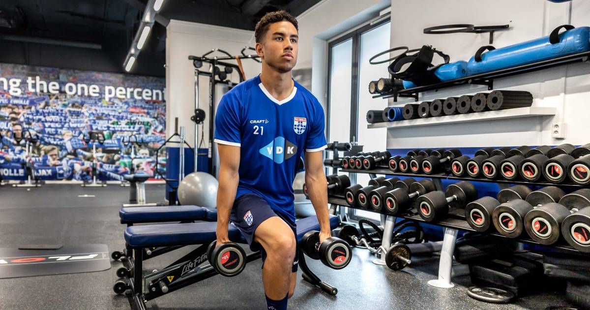 PEC-speler Samir Lagsir is op de weg terug van zijn zware knieblessure ...