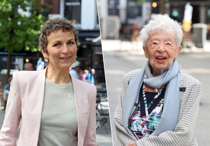 IN BEELD. Nieuwe haarcoupe voor Ann Van den Broeck en bijna 99-jarige ...