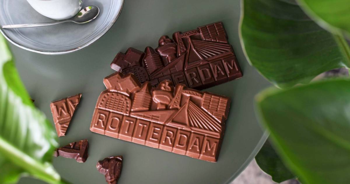Chocolade in vorm van Rotterdam nóg lekkerder? Tim en Chris denken van ...
