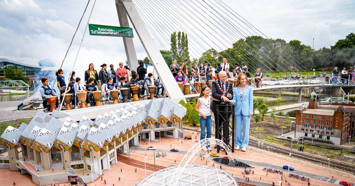 Rotterdamse iconen in miniatuurvorm in Madurodam: ‘Prachtig, nu het ...