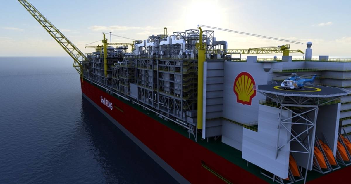 Shell bouwt enorm platform voor vloeibaar aardgas | Economie | AD.nl