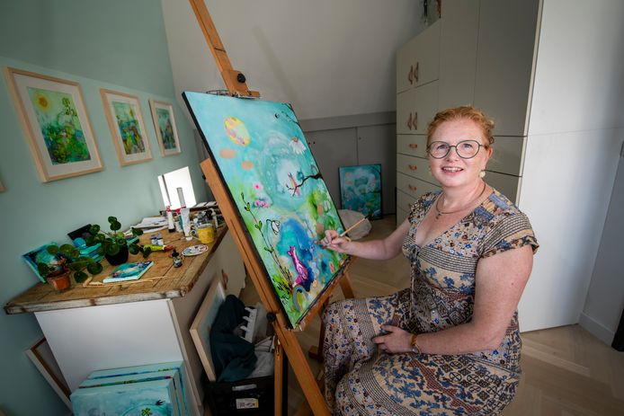 Kirsten kan bijna niets maar vindt in kunst levensgeluk: ‘Het gevoel ...