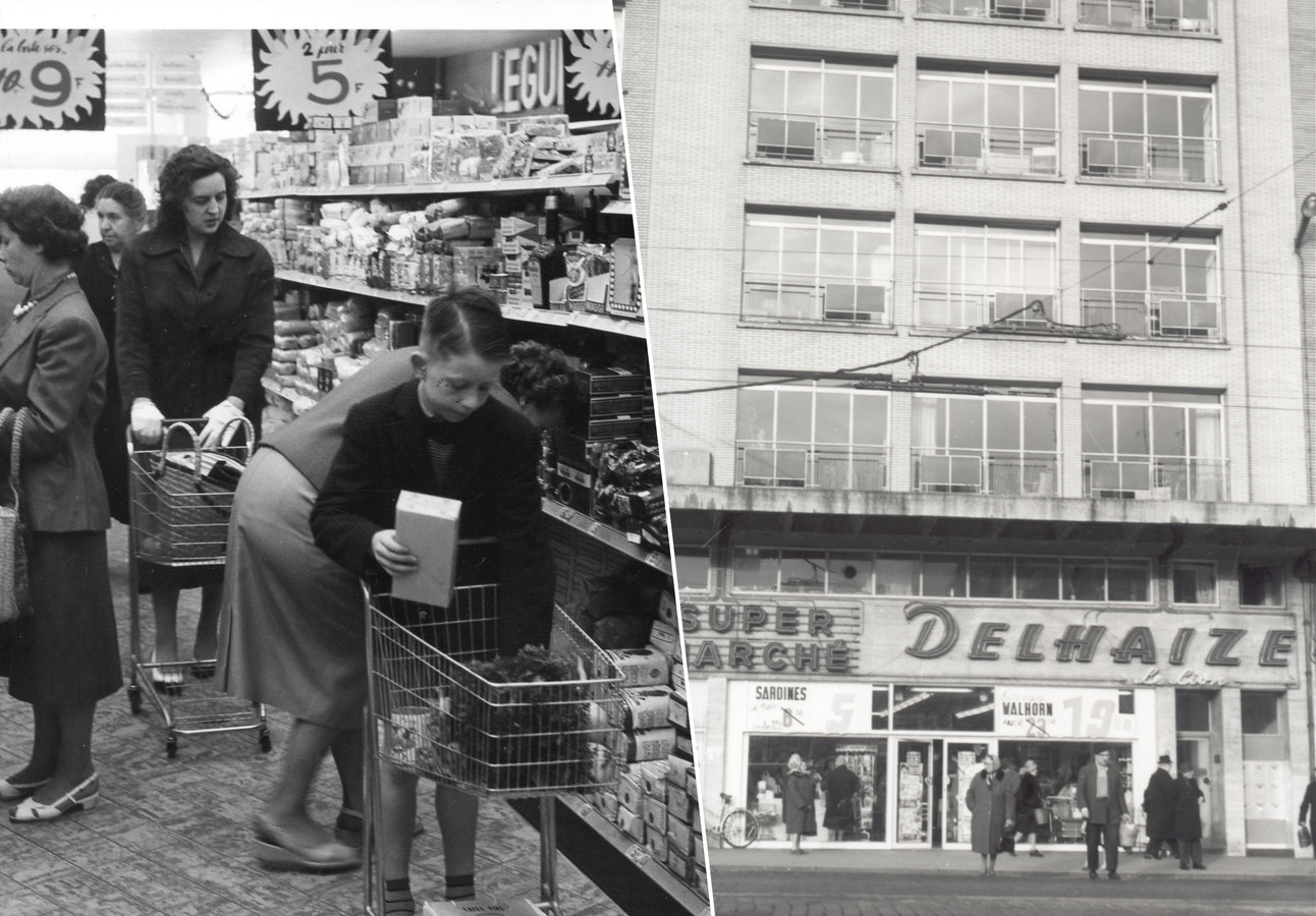 Hoe Delhaize ooit de eerste moderne supermarkt was: “De klanten ...