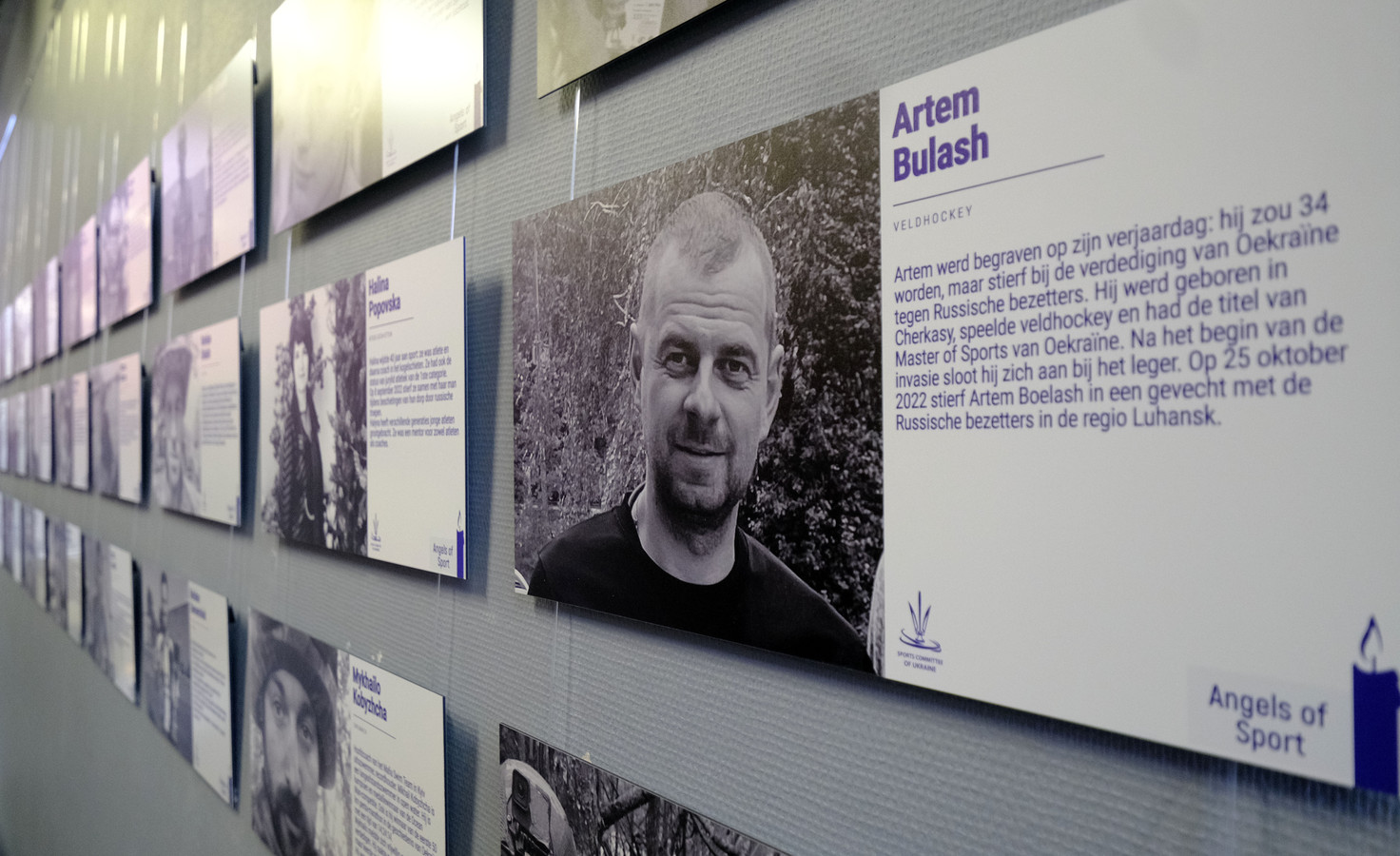 Expo die gesneuvelde Oekraïense sporters eert, houdt halt in Kortrijk ...