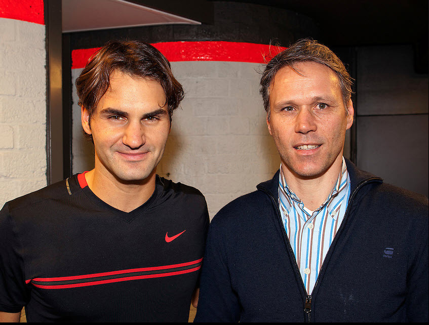 Ook voetballers komen graag naar het tennis in Ahoy: ‘Sluiter gooide ...