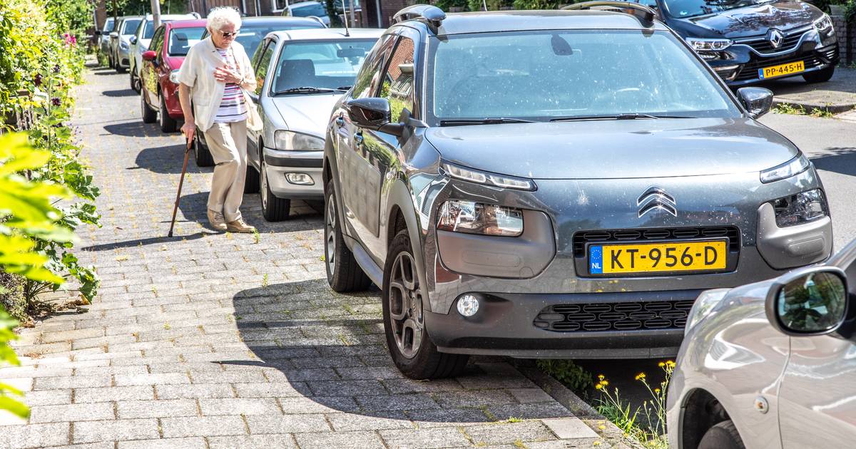 Bonnenregen in Zwolse wijk voor parkeren op de stoep: ‘Opeens mag het niet meer’ | Zwolle ...