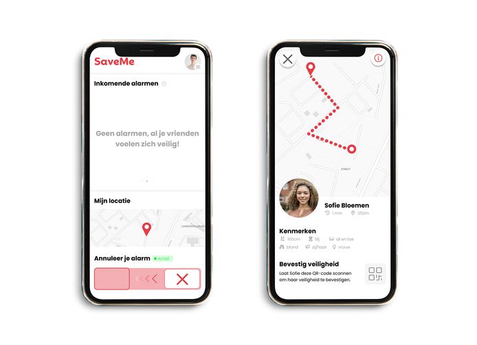 Student ontwikkelt ‘SaveMe’ app om gevaarlijk gedrag op straat tegen te ...