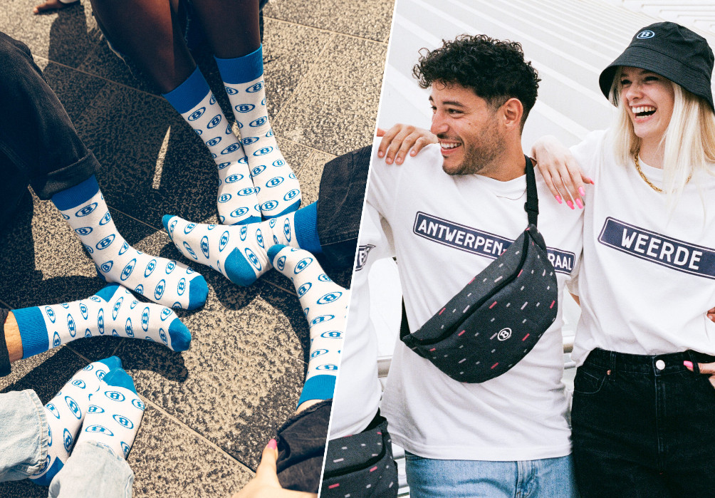 NMBS lanceert opmerkelijke campagne: sokken en T-shirts met logo te ...