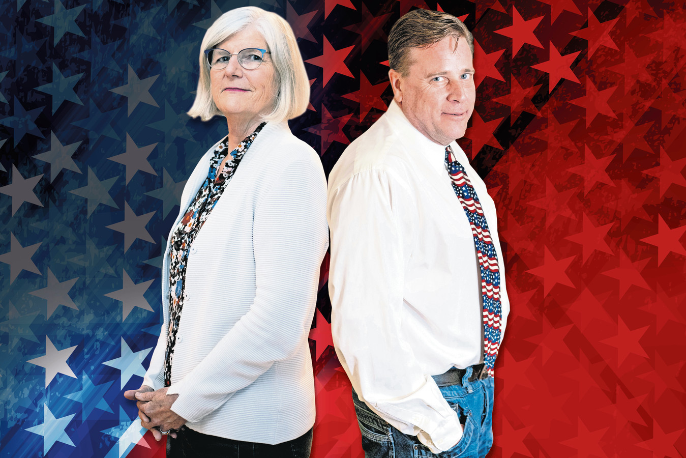 Wie wint de Amerikaanse verkiezingen? Nan en Todd - born in the USA ...