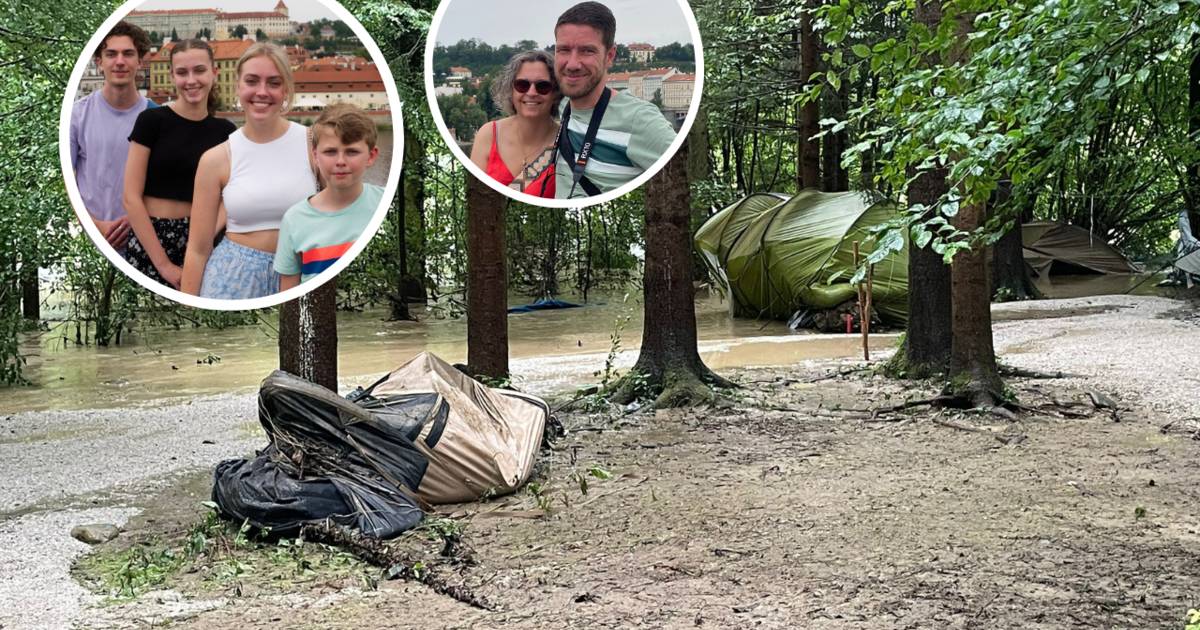 Wilbert (42) en zijn gezin op de vlucht voor Sloveens noodweer ...