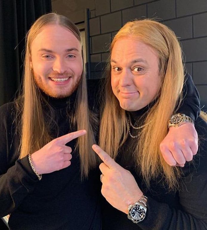 BN'ers voor één keer met superlange lokken in videoclip rapper Donnie ...