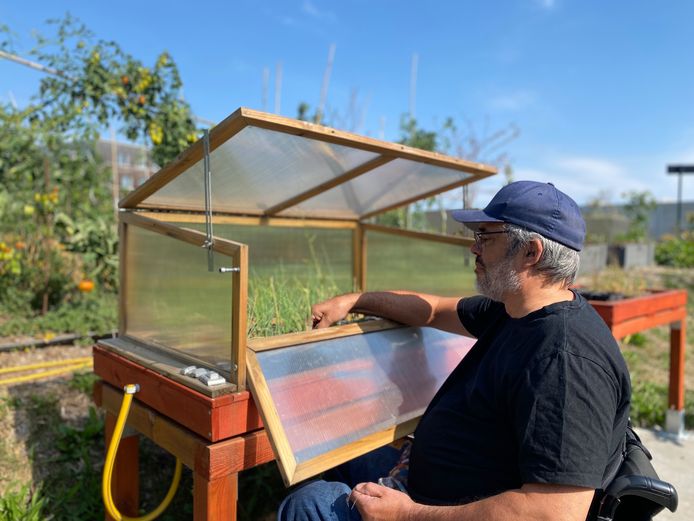 Buurtbewoners maken gedeelde moestuin toegankelijk voor ...