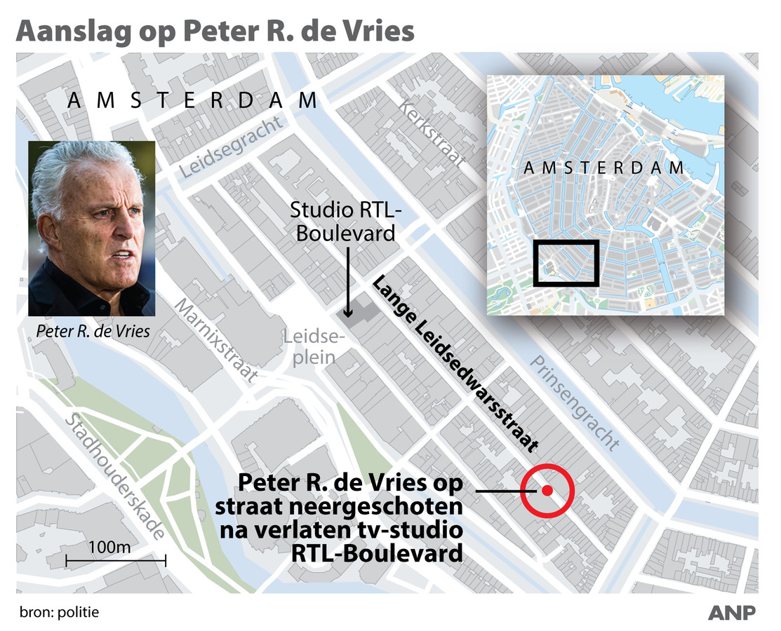 Aanslag op misdaadjournalist Peter R. de Vries: dit is wat we nu weten | Foto | hln.be