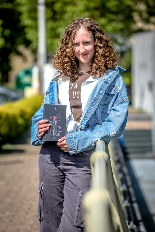 Amper 15 jaar, maar eerste boek van schrijftalent Febe ligt binnenkort ...