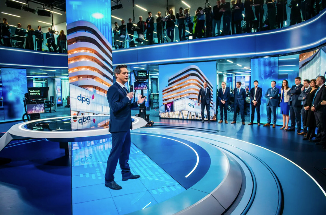 Nieuwe VTM NIEUWS-studio officieel geopend in Antwerpen | Foto | hln.be