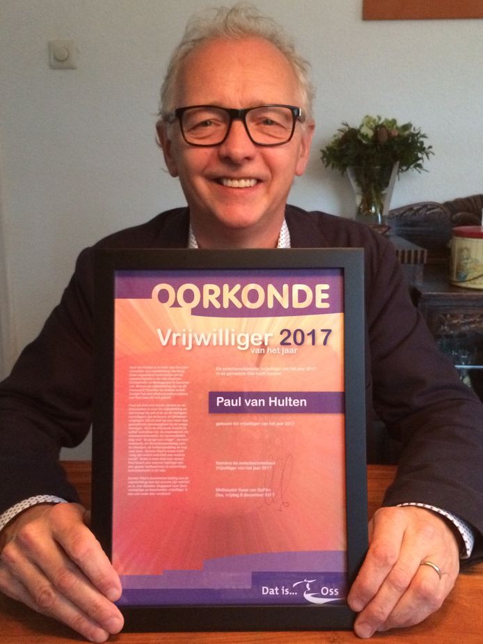Vrijwilliger van 2017 Paul van Hulten is nog lang niet klaar als ... Vrijwilliger van 2017 Paul van Hulten is nog lang niet klaar als ...