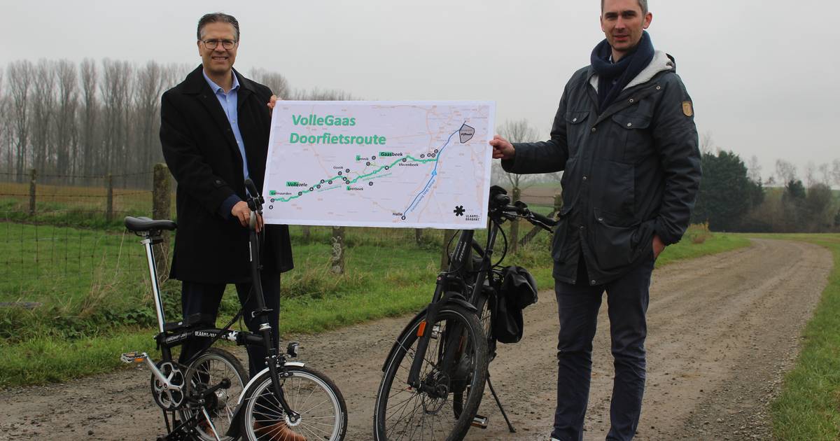 VolleGaas-fietsroute wordt veilige verbinding tussen Pajottenland en ...