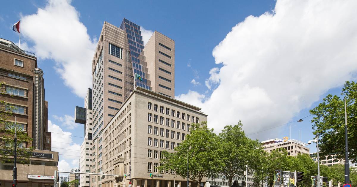 Kenmerkende zalmroze toren in hartje Rotterdam krijgt metamorfose, en ...