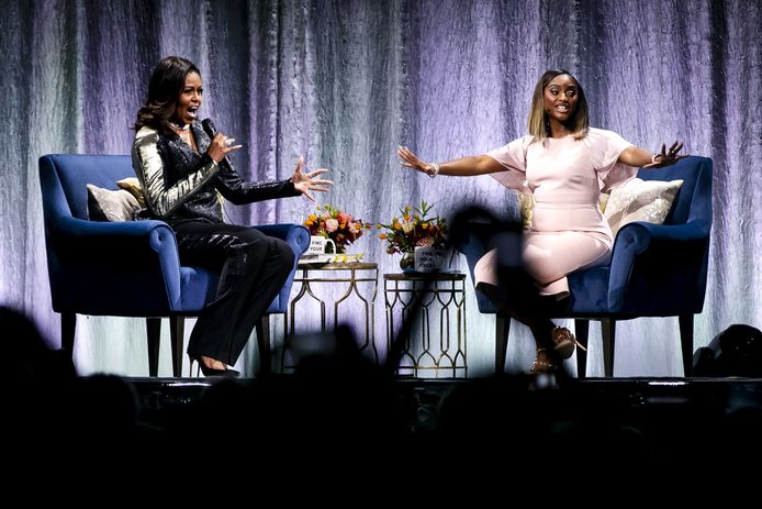 Michelle Obama windt Ziggo Dome om haar vinger | Show | AD.nl