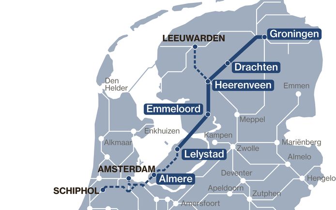 Tegenvaller voor Lelylijn, Den Haag zet plan (voorlopig) op pauze: ‘Dit ...