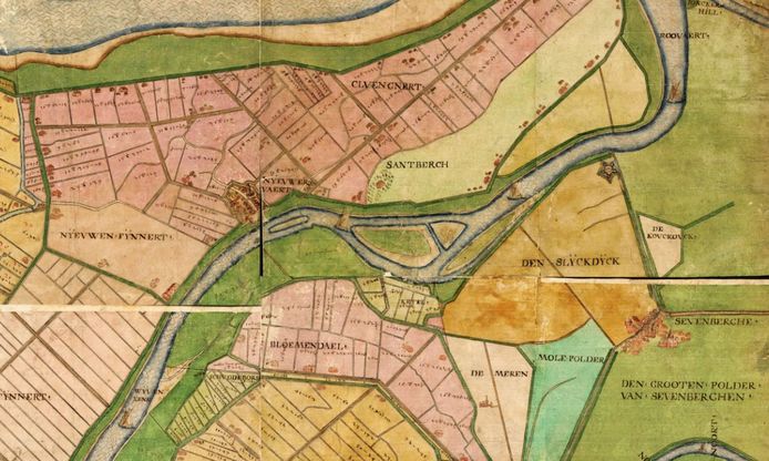 Boek 'Polders in Kaart' bevat twee zestiende-eeuwse kaarten | Breda | AD.nl