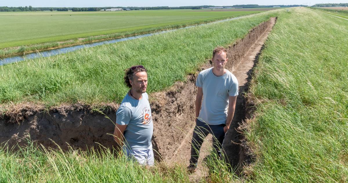 Wandelen door sleuf in slapende dijk Lelystad-Harderwijk: ‘Muzikale ...