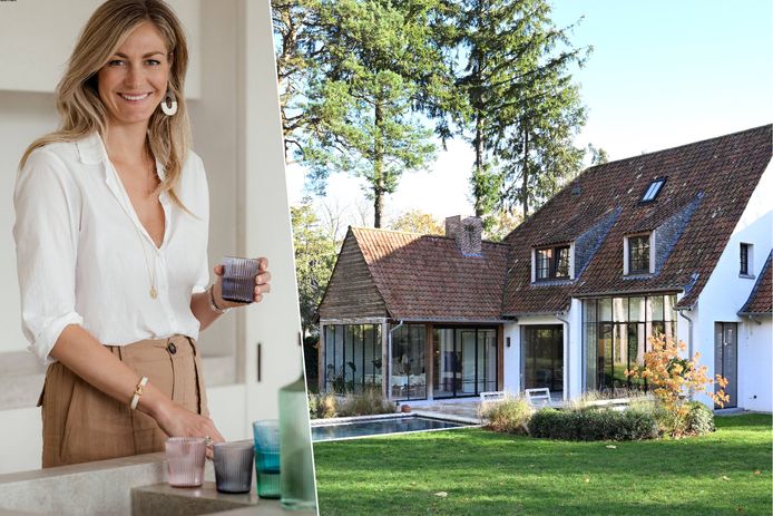 De vernieuwde landelijke villa van Isabelle en Marc is stijlvol, luxueus én warm: “Ik ga ver om ...