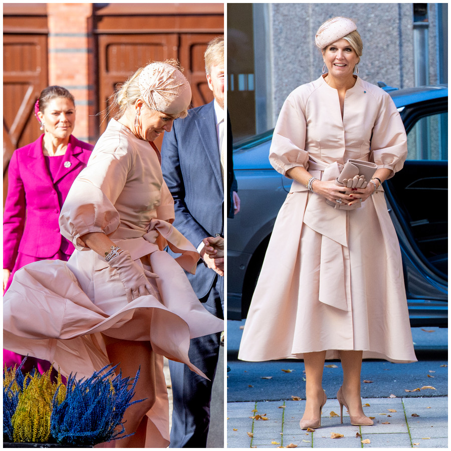 Deze jurk was een gewaagde keuze, maar Máxima kan het absoluut hebben ...