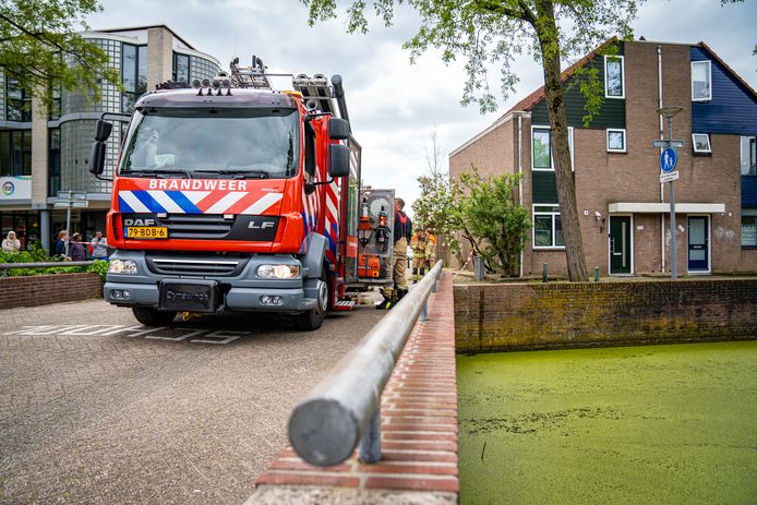 Duikers halen overleden persoon uit een sloot midden in woonwijk ...