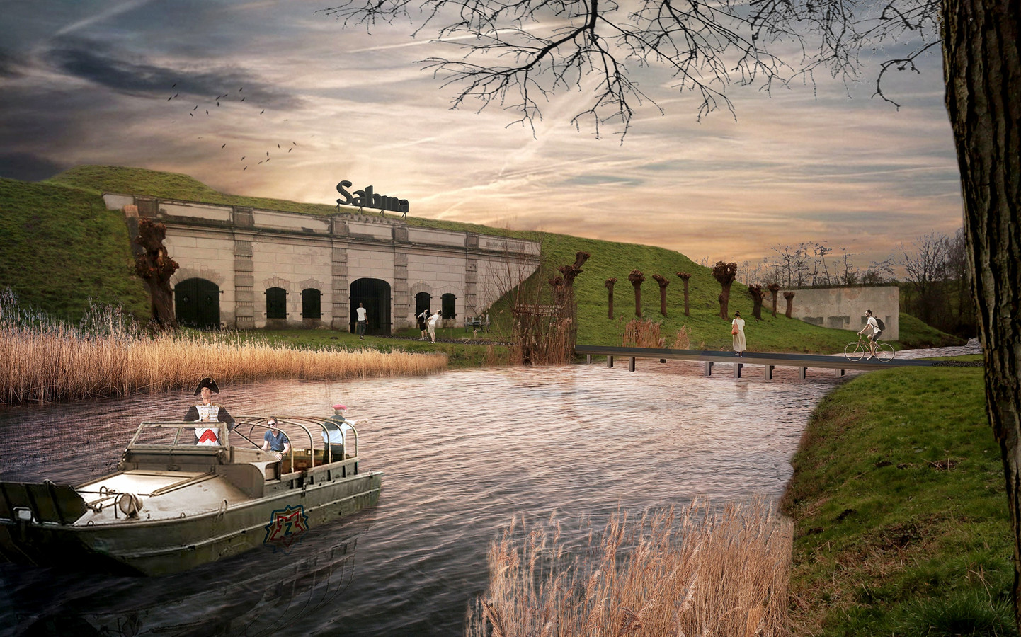 Fort Sabina in recreatief jasje gestoken in Heijningen (video) | Foto ...