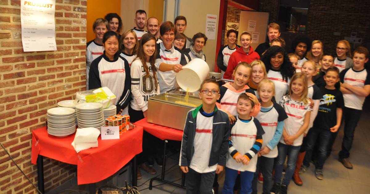 Meer dan 300 eters op spaghettiavond Gymmax | Dendermonde | hln.be