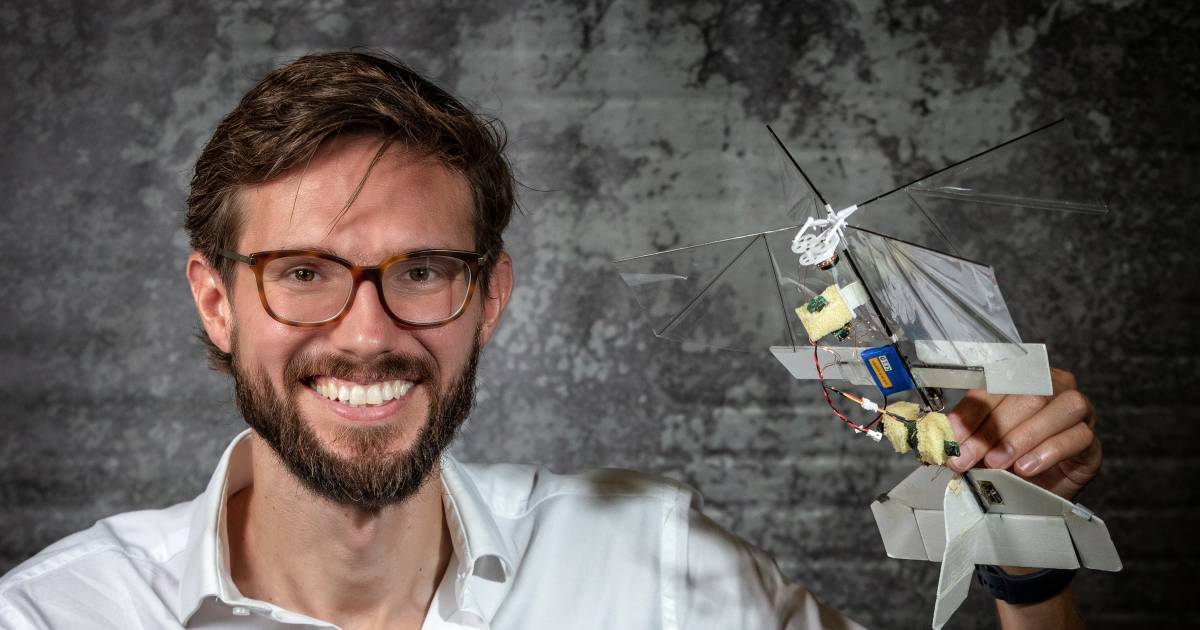 Deze superlichte drones zijn net insecten: flapperen met vleugels en ...