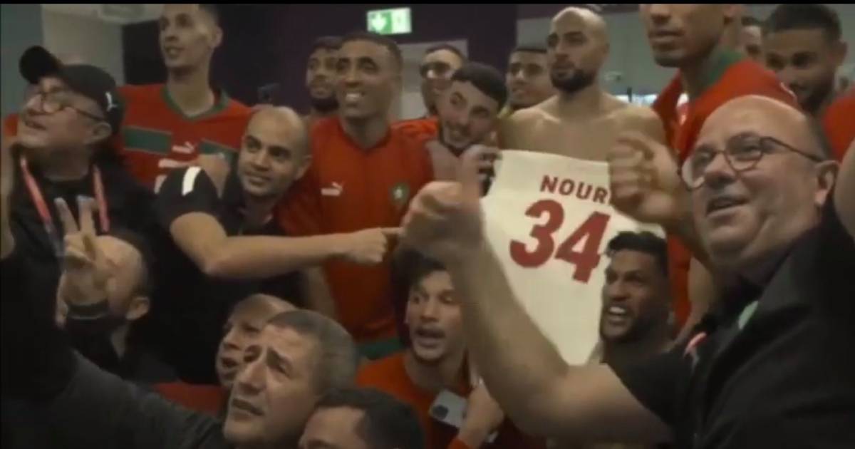 Spelers Marokko geven Abdelhak Nouri prachtig eerbetoon na zege op Spanje | WK voetbal | AD.nl