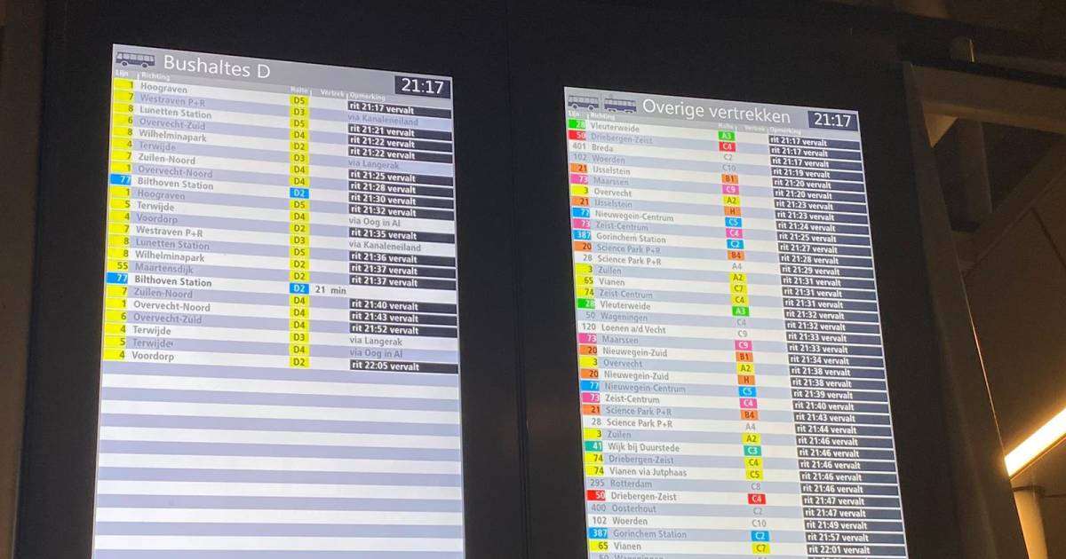 OV-staking dinsdagavond al ingegaan: reizigers compleet verrast en ...