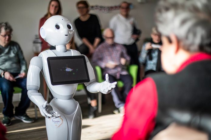 Robot Phi als gezelschapsmaatje voor ouderen | Westland | AD.nl
