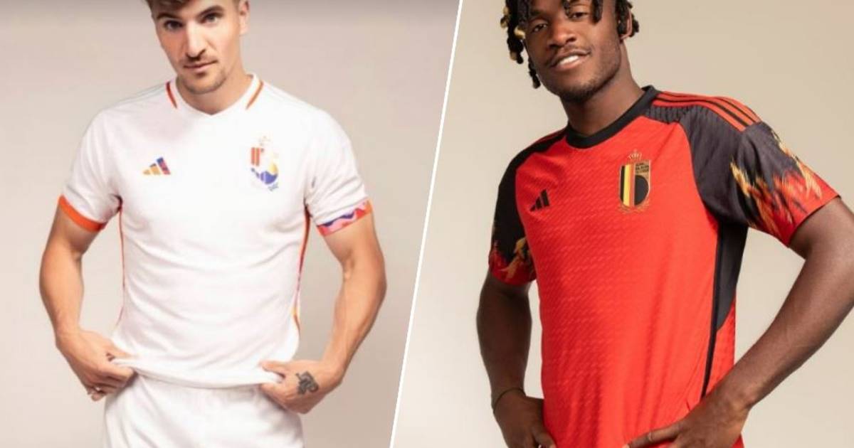 Les maillots des Diables pour le Mondial: des flammes sur les manches ...