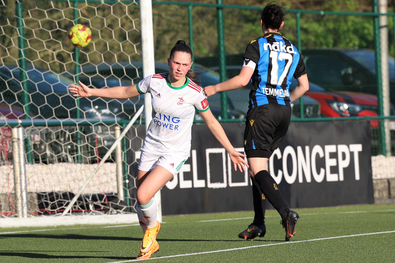 Jill Janssens schiet OH Leuven met 2 goals en 1 assist voorbij Club YLA ...
